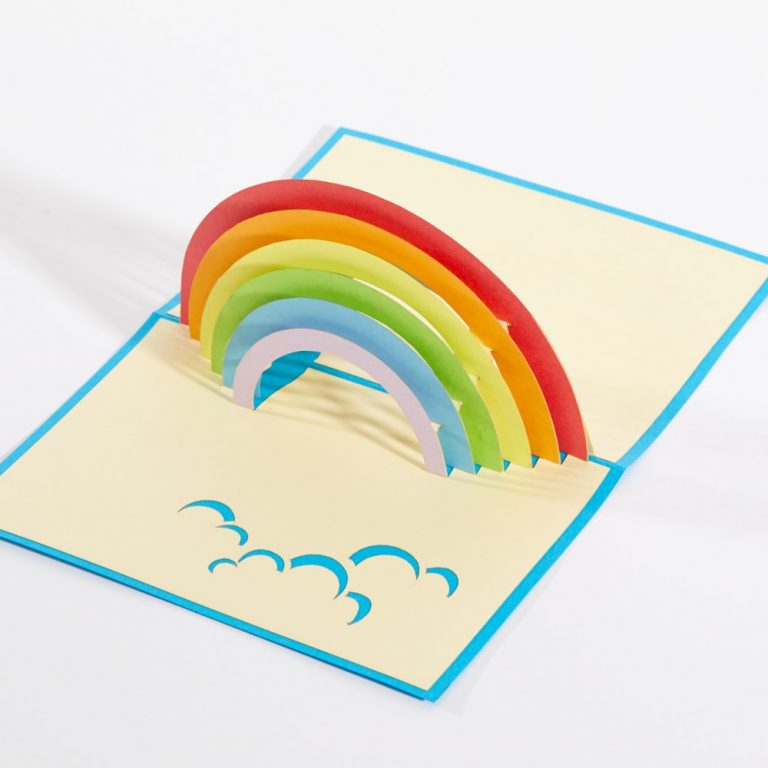 Rainbow | Pop up cards. | Products | Intricate Greetings